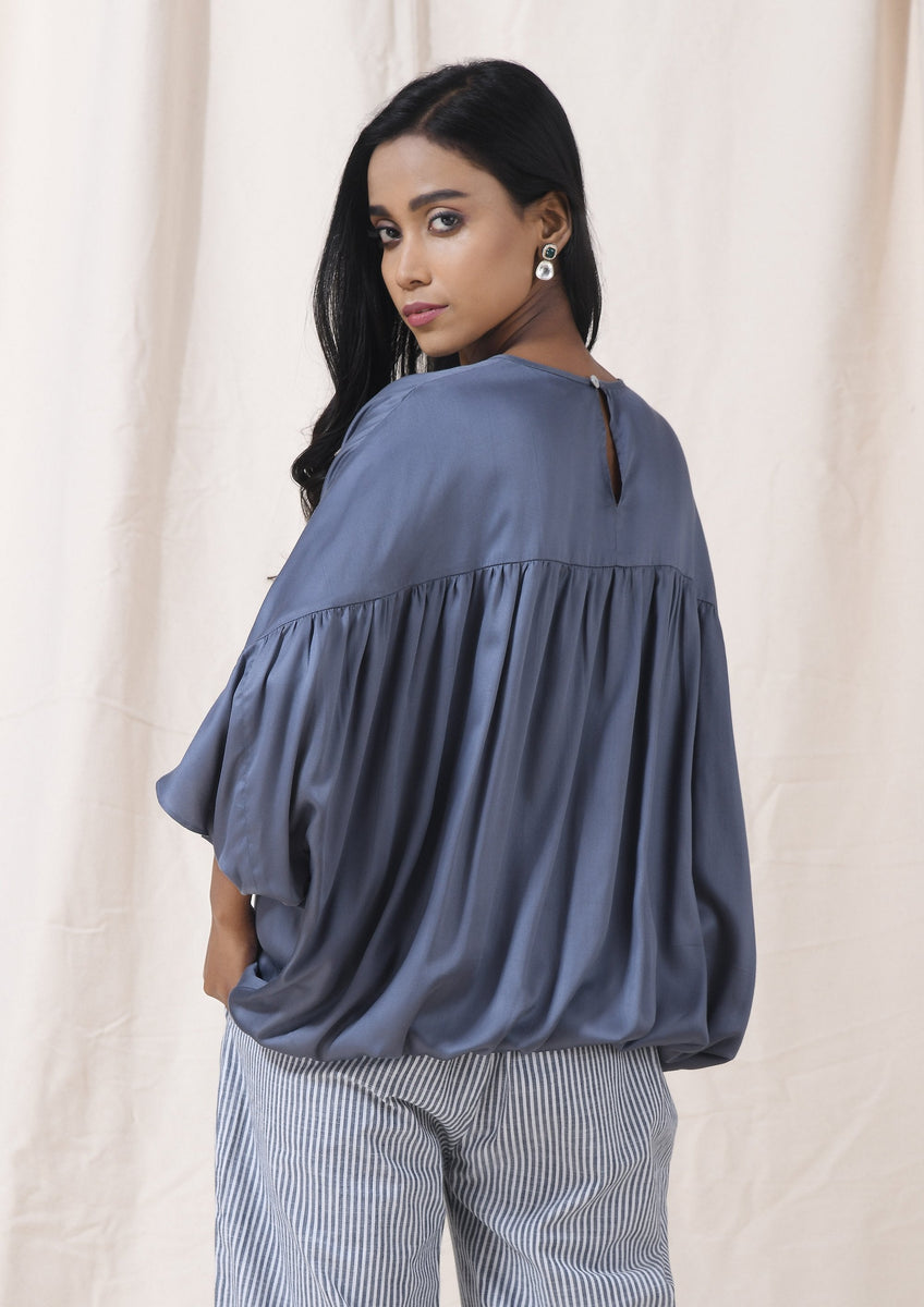 GATHER YOKE TOP – Vasstram